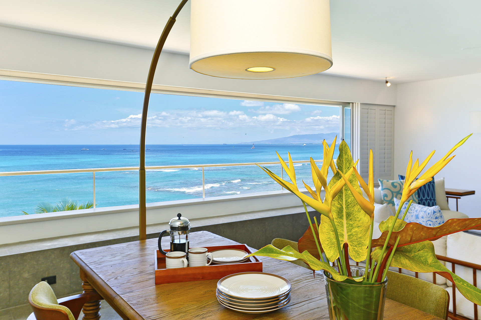 Colony Surf #604 - Luxury panoramic Oceanfront Views on Oahu's Gold ...
