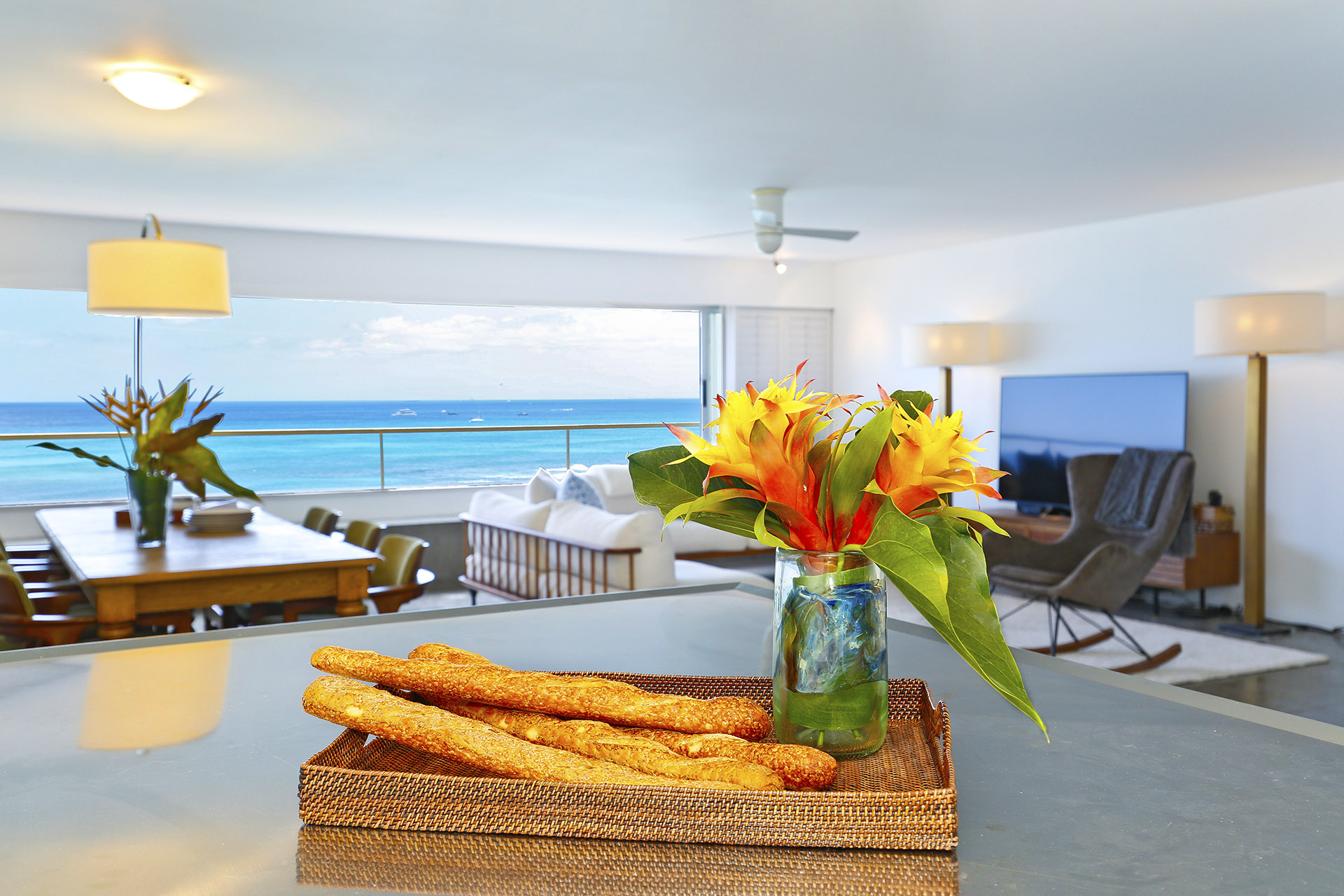 Colony Surf #604 - Luxury panoramic Oceanfront Views on Oahu's Gold ...