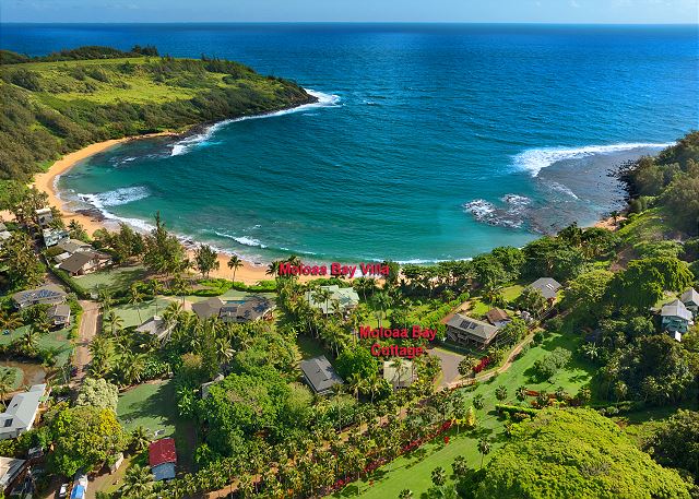 Secluded 4BR Kauai Vacation Villa with Moloa'a Bay Views