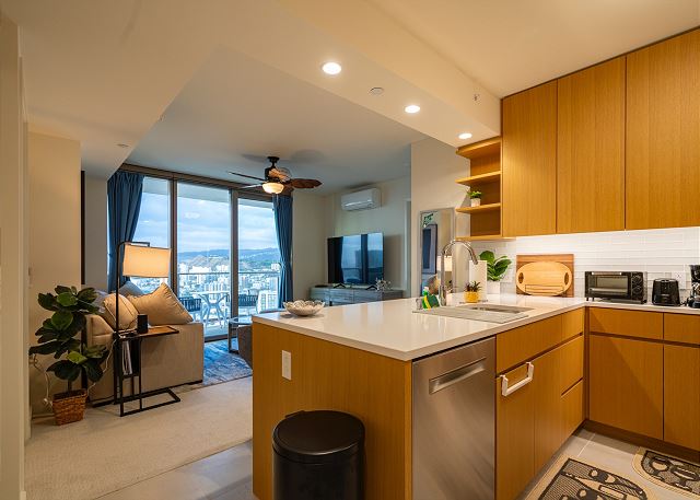 Sky Ala Moana 3508 (SAW3508) - Sky Ala Moana 2ベッドルームの新築！！ 素晴らしいオーシャンビュー ...